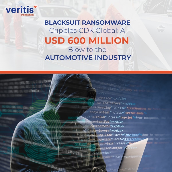 CDK Hack Highlights Need for Veritis Cybersecurity Solutions
